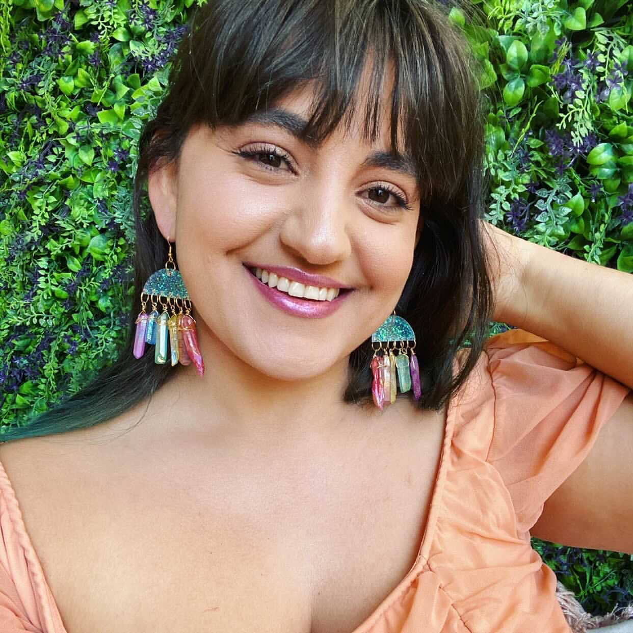 Wire Wrapped Earrings by Wrapped by Inara