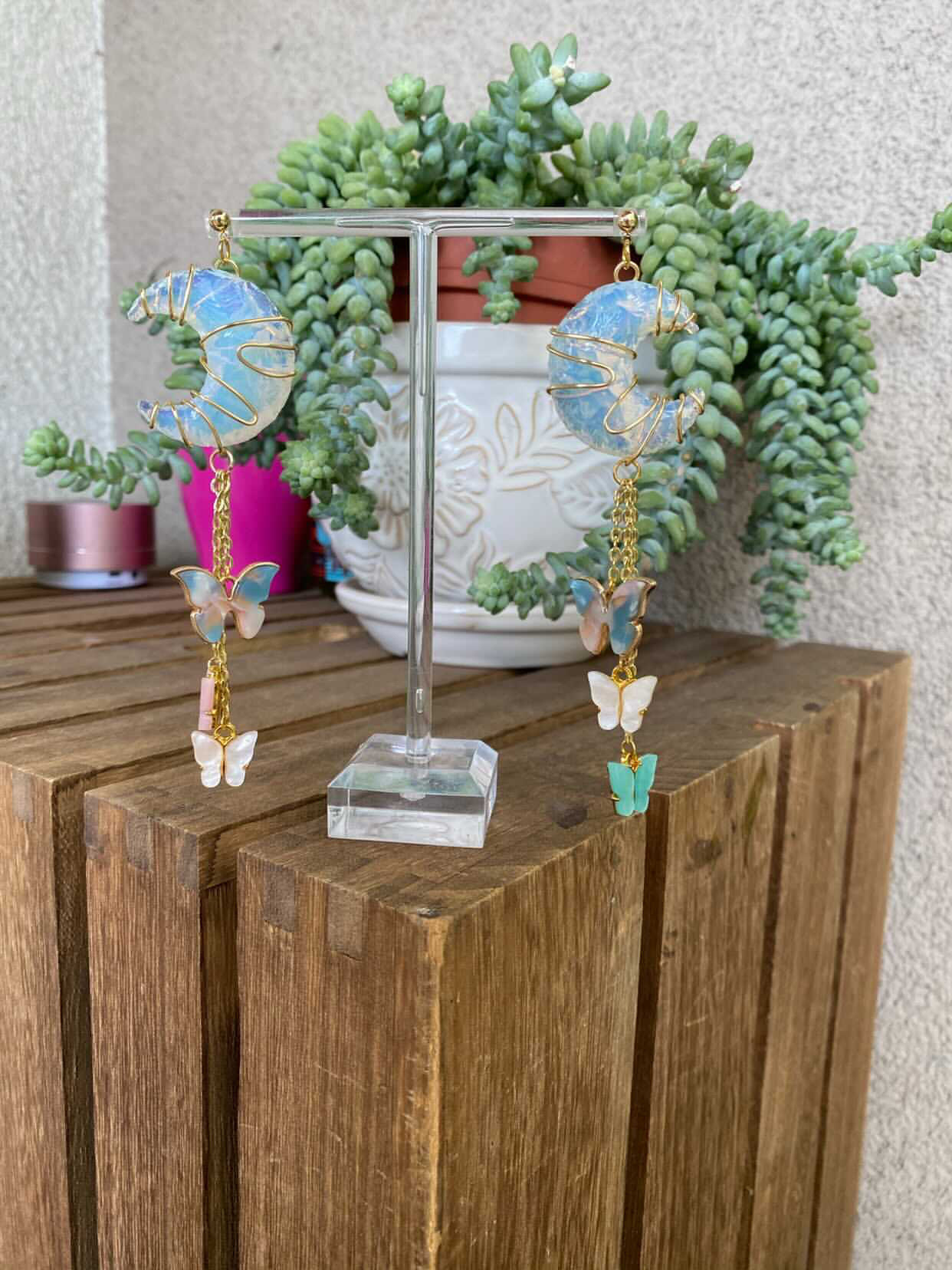 Wire Wrapped Earrings by Wrapped by Inara